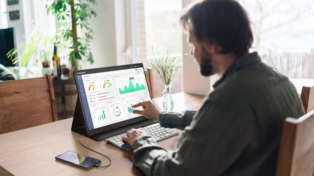 Enhancing Remote Work Productivity with Touchscreen Portable Monitors ...